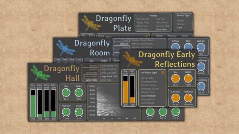 Dragonfly Reverb 3.0 Bundle Features 4 Free Reverb Plugins For PC, Mac ...