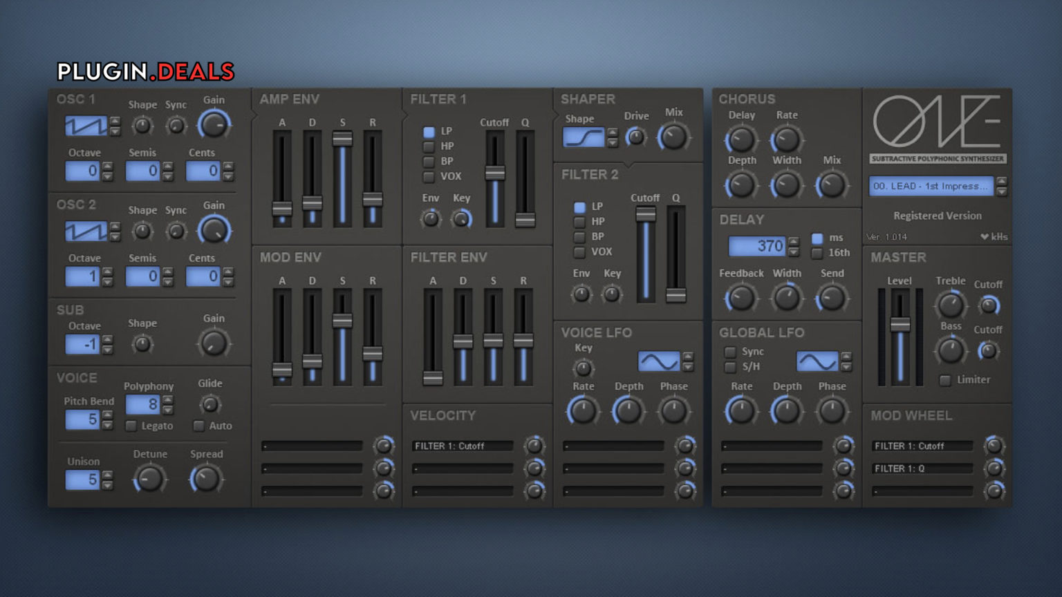 kiloHearts kHs One Synthesizer Plugin Is A FREE Download For A Limited Time